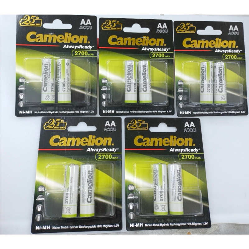 Pin Sạc AA Camelion 2700mAh/ 1.2v Chính Hãng (Vỉ 2 Viên) | Shopee Việt Nam