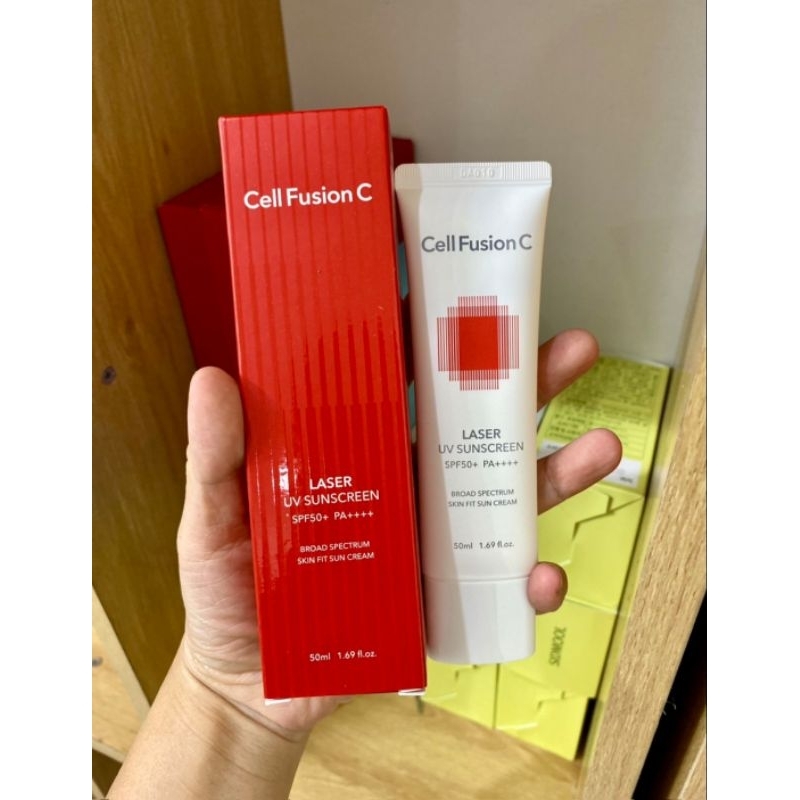 Kem chống nắng Cell Fusion C Laser Sunscreen 100 SPF50+/PA+++ bản mới nhất 50ml | Shopee Việt Nam