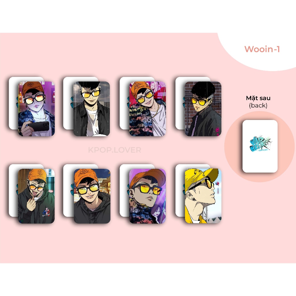 SET 8 CARD BO GÓC Wind Breaker | Shopee Việt Nam