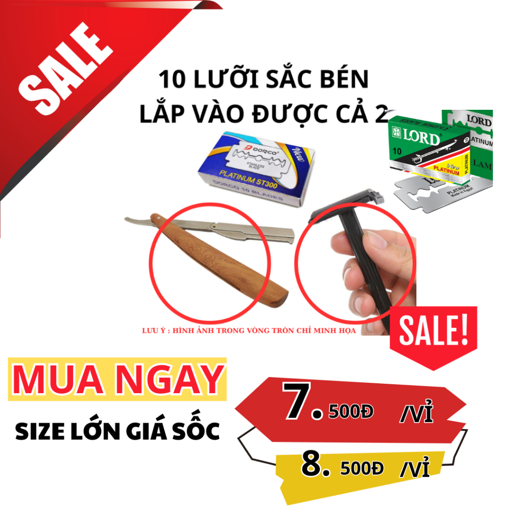 Vỉ 10 Lưỡi Dao Lam DOCCO Dao Cạo Râu | Shopee Việt Nam