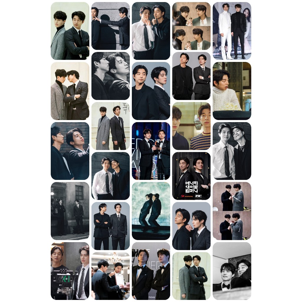 Lomo card 27 ảnh bo góc YooWook - Gong Yoo x Lee Dong Wook | Shopee ...