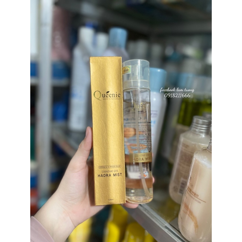 Xịt khoáng dưỡng ẩm bổ sung Collagen Queenie 120ml | Shopee Việt Nam