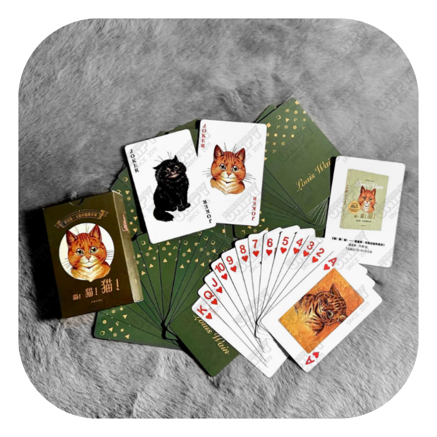 Bộ Bài Tây Mèo Méo Meo | Thẻ Bài Sưu Tầm Trưng Bày Giải Trí Quà Tặng ...