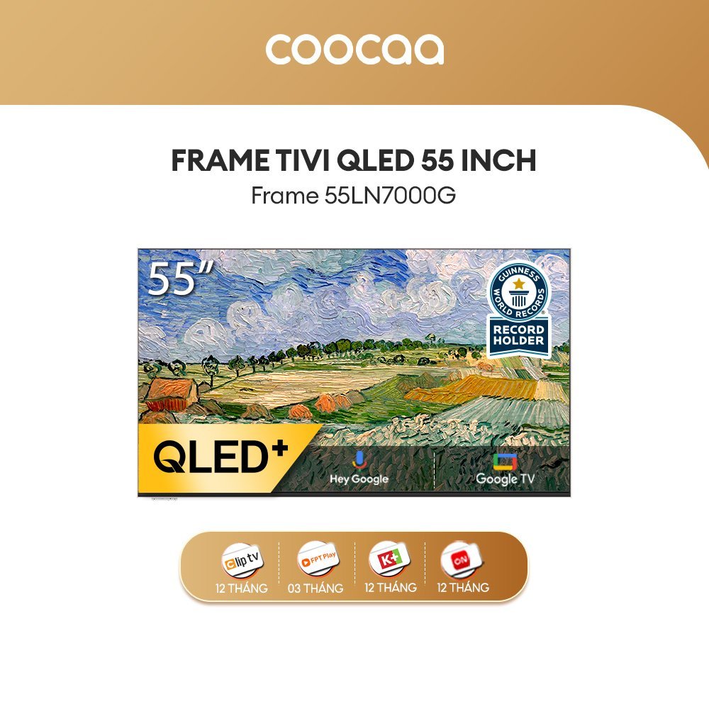 [Nhập Mã ELCCVIP7 giảm 1 700K ] Google Frame Tivi Qled 55 Inch - Miễn Phí Lắp đặt | Shopee Việt Nam