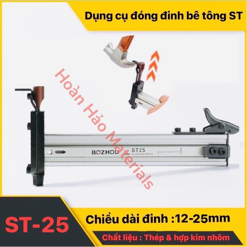 [Chính hãng] Dụng cụ hỗ trợ đóng đinh bê tông ST18, ST18B, ST38B thương hiệu BOZHOU | Shopee ...