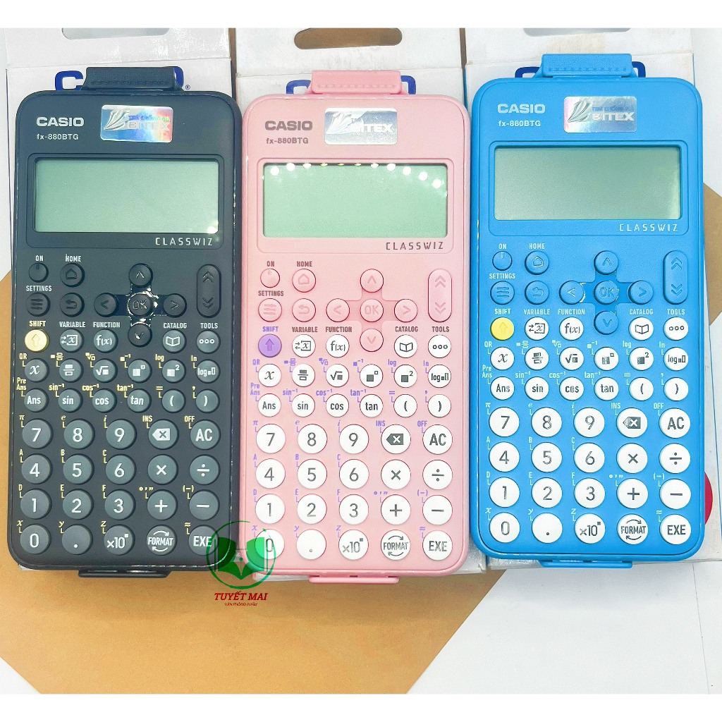 Máy Tính CASIO FX 880 BTG Chính Hãng/ Máy Tính học sinh CASIO FX880 chất lượng cao | Shopee Việt Nam