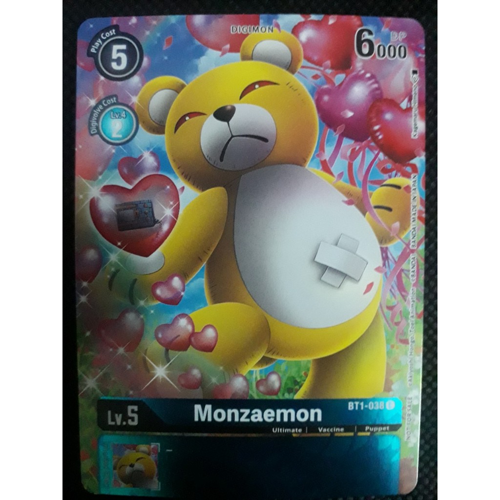 [TNTB] Thẻ bài Digimon BT1-038 - Monzaemon (25th Special Memorial ...