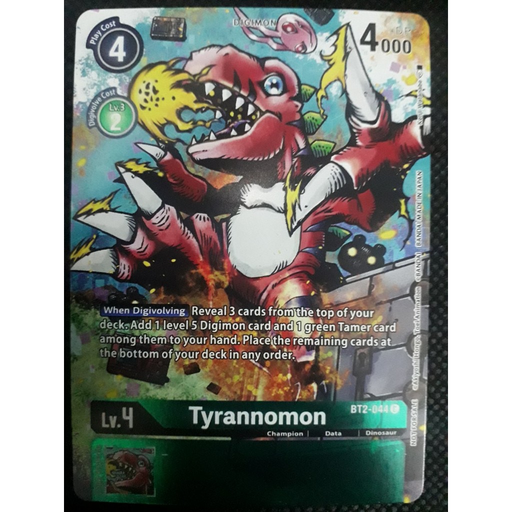 [TNTB] Thẻ bài Digimon BT2-044 - Tyrannomon (25th Special Memorial ...