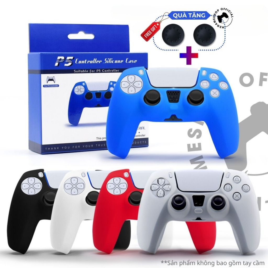 Ốp Silicone Tay Cầm PS5 - Phụ Kiện Bảo Vệ Toàn Diện Giá Rẻ Chống Trượt ...