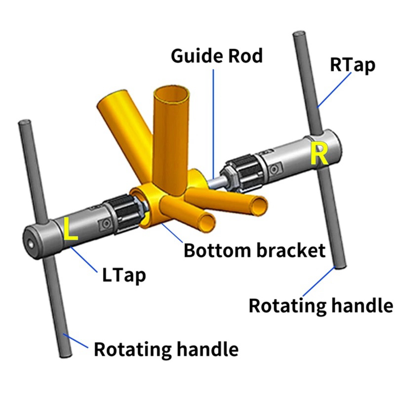 Dụng cụ taro ren trục giữa BB văn ren Anh BSA chất lượng cao Bottom ...
