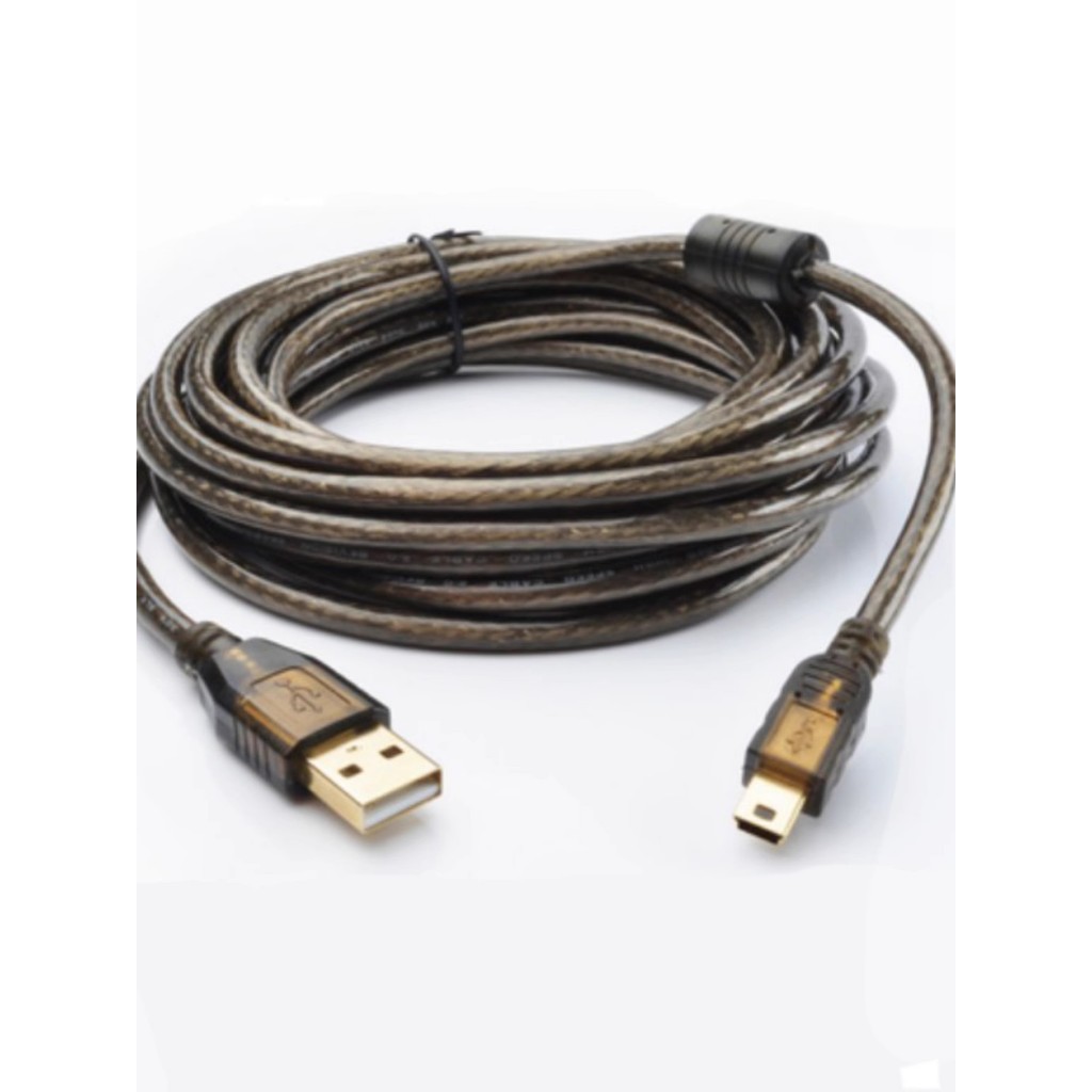 Cáp lập trình PLC HMI MT6070iH, USB-Q, Cáp USB to mini USB, FX3G XBC ...