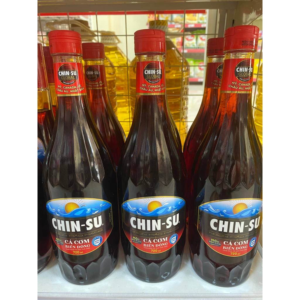 [Chính Hãng] Nước Mắm Chinsu Cá Cơm Biển Đông 720ML | Shopee Việt Nam