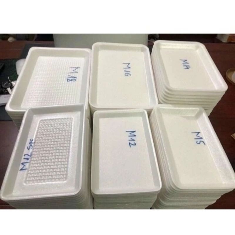 khay xốp Combo 125 khay M5 M12 M14 M16 M18 M20 đựng thực phẩm | Shopee Việt Nam