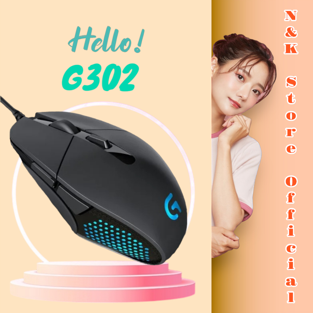 Chuột Chơi Game Có Dây Tốc Độ Cao Logitech G302 4000DPI 24H | Shopee Việt Nam