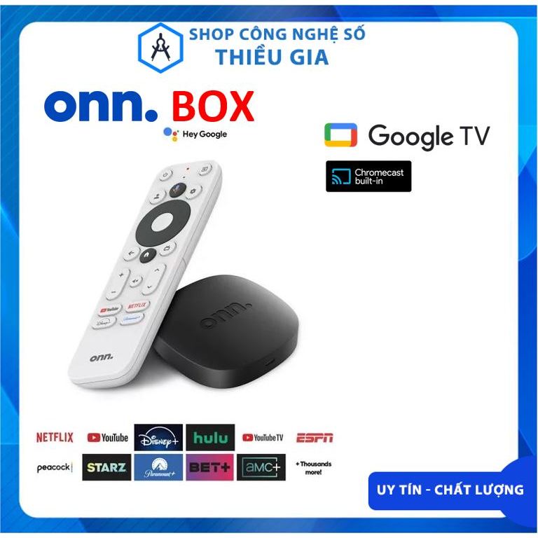 [CHÍNH HÃNG] TV Box ONN BOX 2023 GoogleTV, cấp phép Netflix, Chrome ...