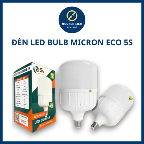 Bóng Đèn LED Bulb Micron ECO 5S - Búp Trụ Nhôm ECO 5S - Công suất 15 ...