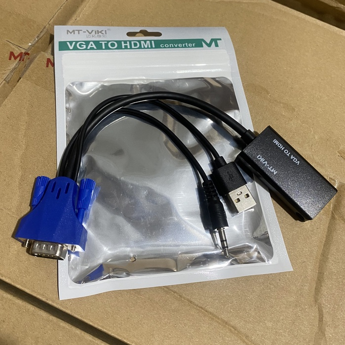 Cáp chuyển đổi VGA sang HDMI Có Audio VNET, MT-VIKI, UTECK, ARIGATO hàng chất lượng cao bảo hành ...