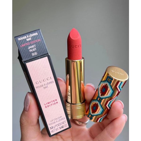 Son Gucci Matte Limited 505 Janet Rust phiên bản giới hạn | Shopee Việt Nam