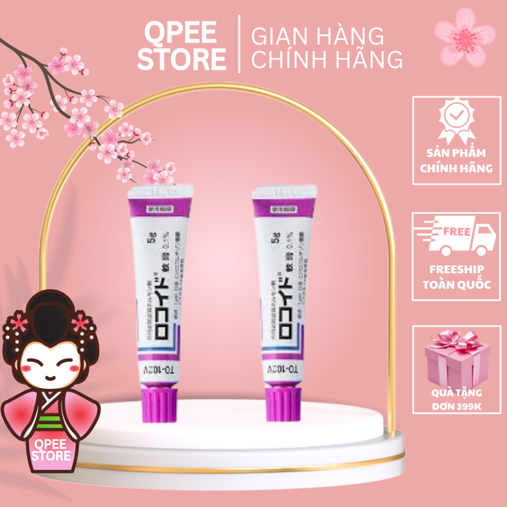 Kem bôi vết ngứa Rokoito Locoid Ointment 5g dịu mẩn đỏ dịu vết ngứa hăm ...