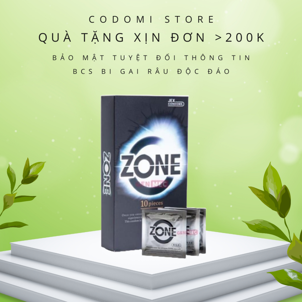 BAO CAO SU JEX ZONE 001 SIÊU MỎNG VÔ ĐỊCH 0.01mm HỘP 10 CHIẾC. Bcs Nhật gai gân trơn mát lạnh ...