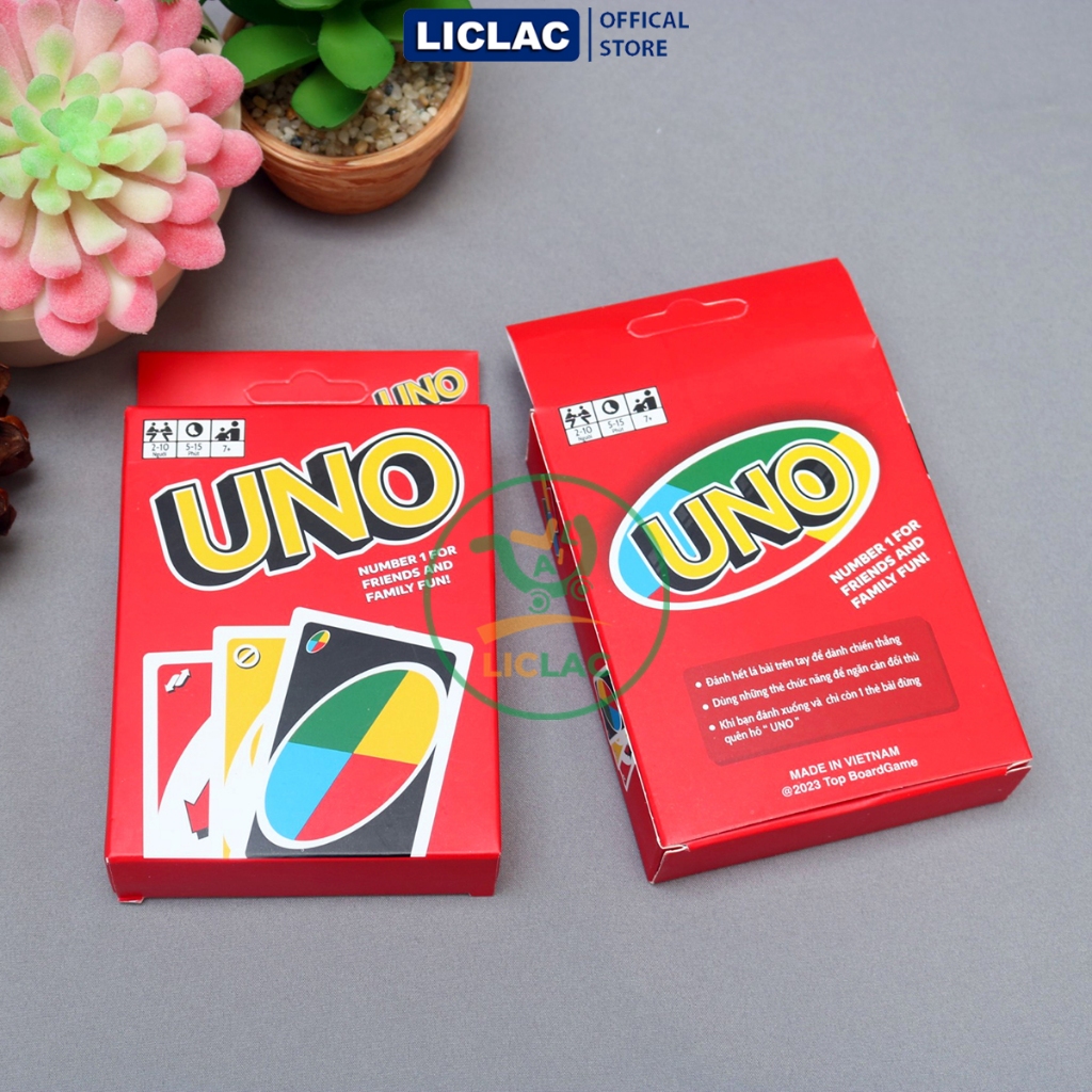 Bài UNO Cơ Bản + Mở Rộng 156 lá có đầy đủ các lá bài chức năng, Đồ chơi ...