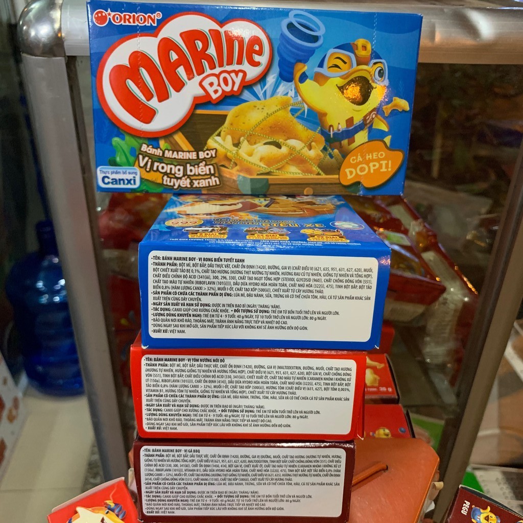 BIM MARINE BOY ORION HÌNH CÁ ĐỦ VỊ 35 G | Shopee Việt Nam
