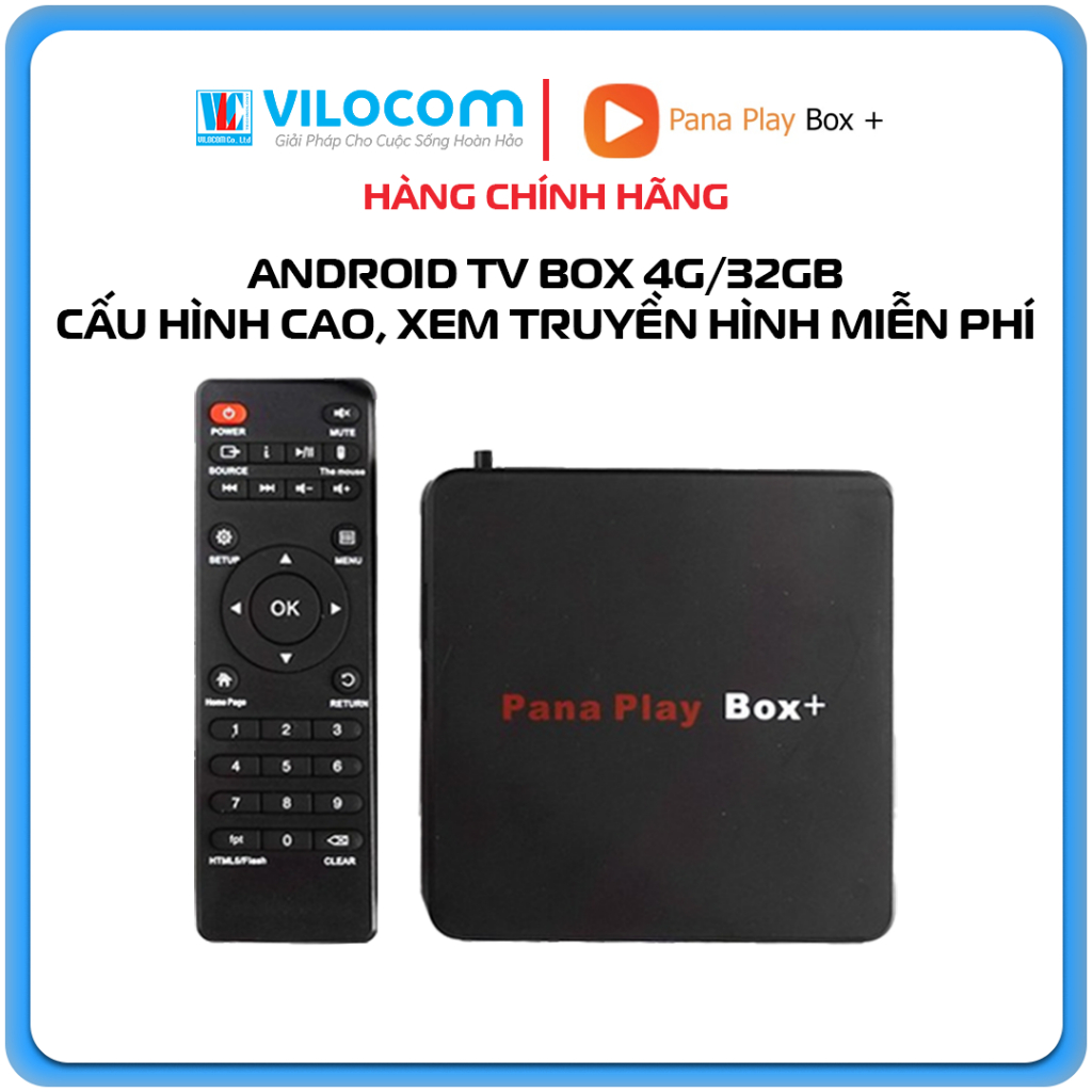 Android Tv Box Pana Play Box 4G/32G Cấu Hình Cao , Xem Truyền Hình Miễn ...