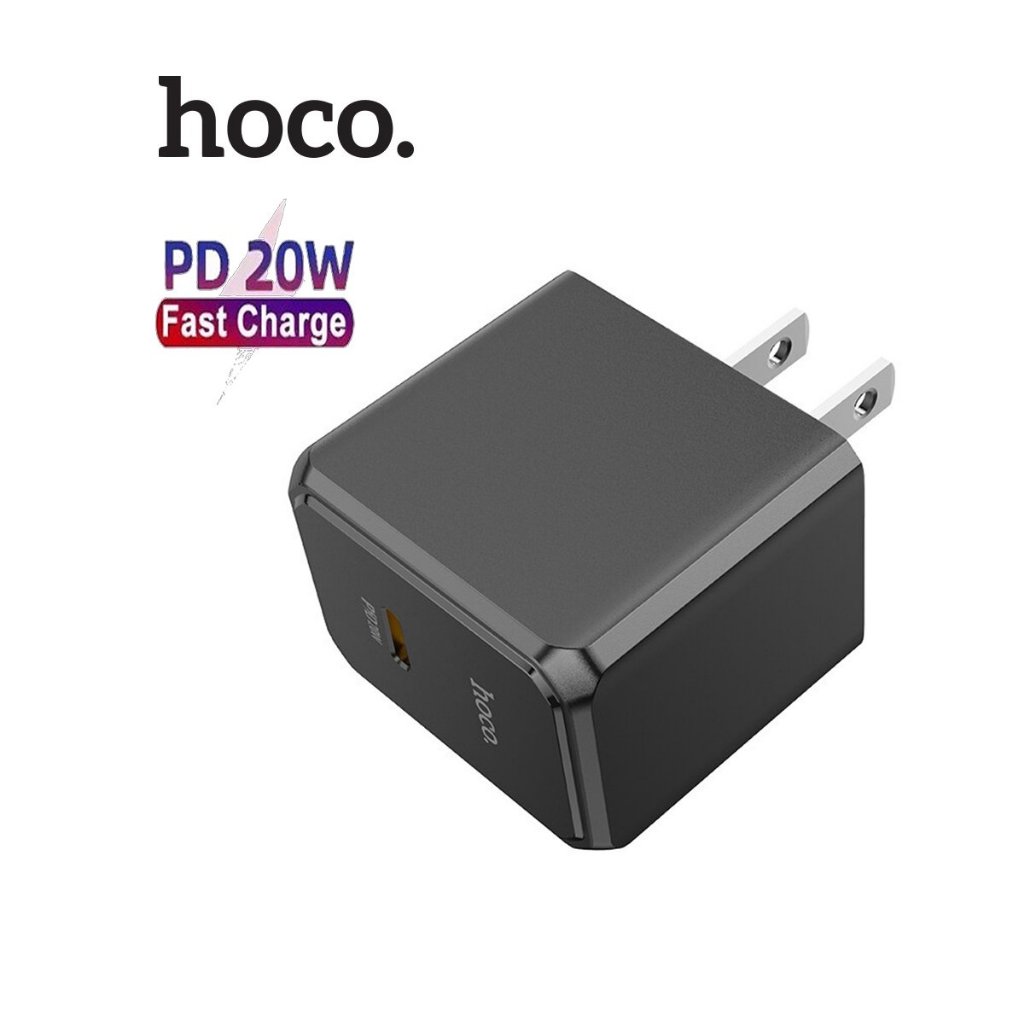 Củ sạc nhanh 20W Hoco CS13 chân dẹt 1 cổng Type-C chất liệu cao cấp ...