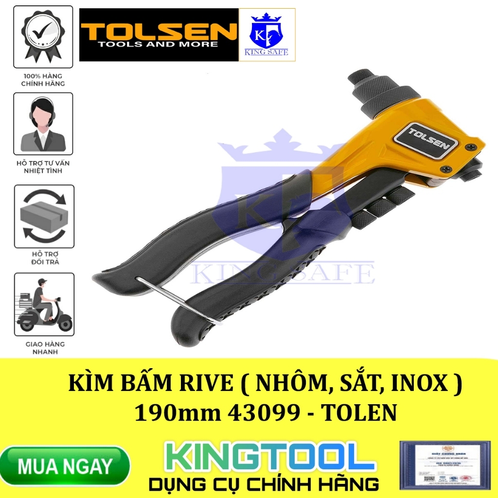 KÌM BẤM RIVE (NHÔM, SẮT, INOX) 190mm TOLSEN - HÀNG CHÍNH HÃNG | Shopee ...