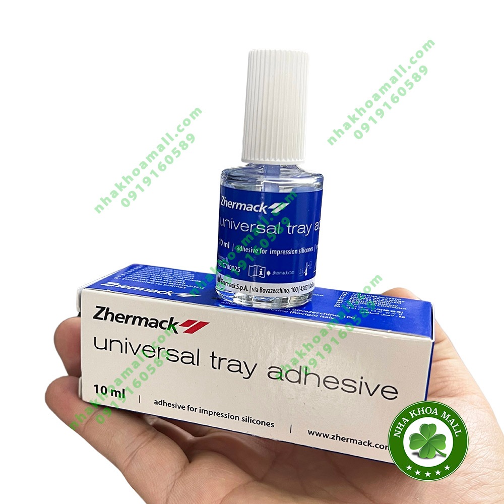 Keo dán khay lấy dấu Universal Tray Adhesive Zhermack - Lọ 10ml ...