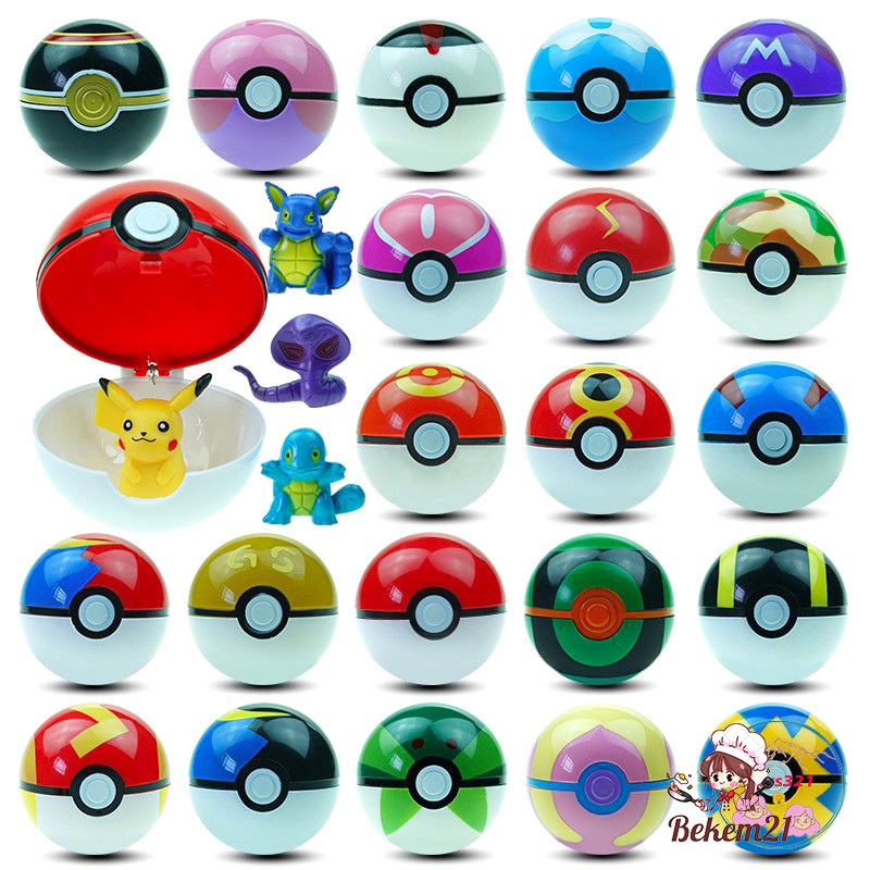 Quả Cầu Pokemon - bóng Pokemon ball đồ chơi,1 bóng đồ lưu niệm có sẵn ...