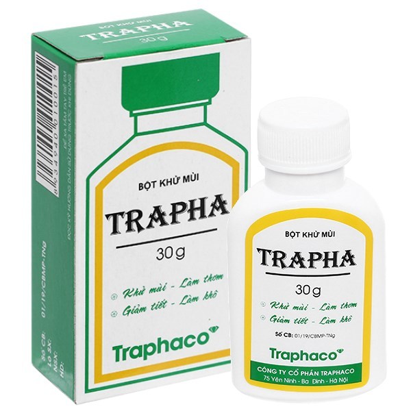 Bột TRAPHA của Traphaco khử mùi hôi giày - chân | Shopee Việt Nam