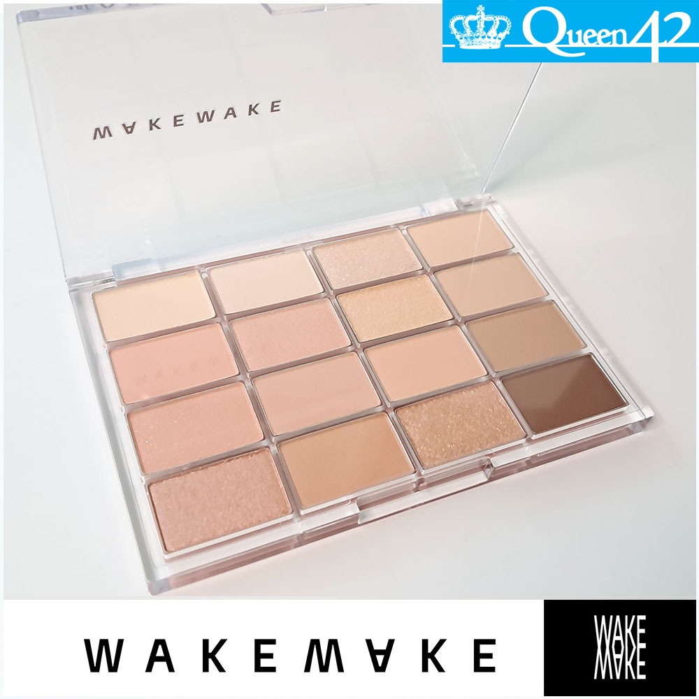 [Wakemake] Soft Blurring Eye Palette, 16 Màu mới đã về, Bảng phấn mắt, Màu nội địa Hàn Quốc ...