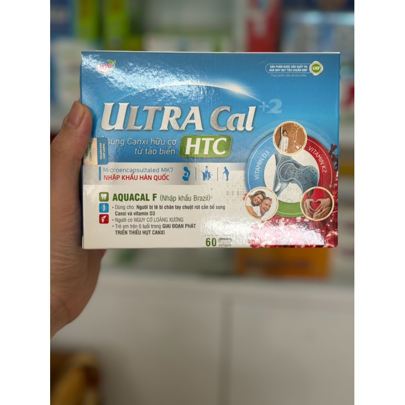 Viên bổ sung canxi Ultra cal HTC- nguyên liệu nhập khẩu brazil | Shopee Việt Nam