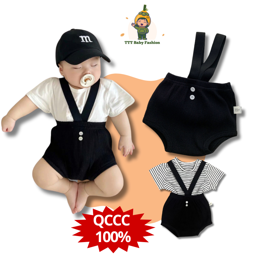 Quần Yếm Bẹn Cho Bé TTT Baby, Chất Mềm Cao Cấp Phong Cách Hàn Quốc ...