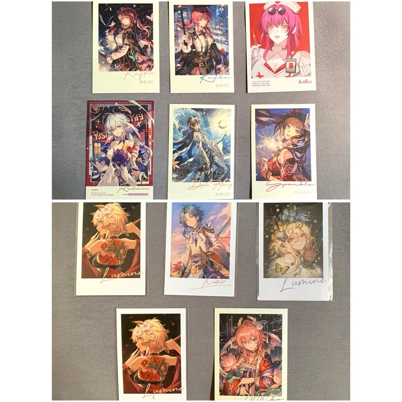 [SẴN] Card Gacha đã bóc hoạ sĩ ZEROTABI - GENSHIN IMPACT + HONKAI STAR ...