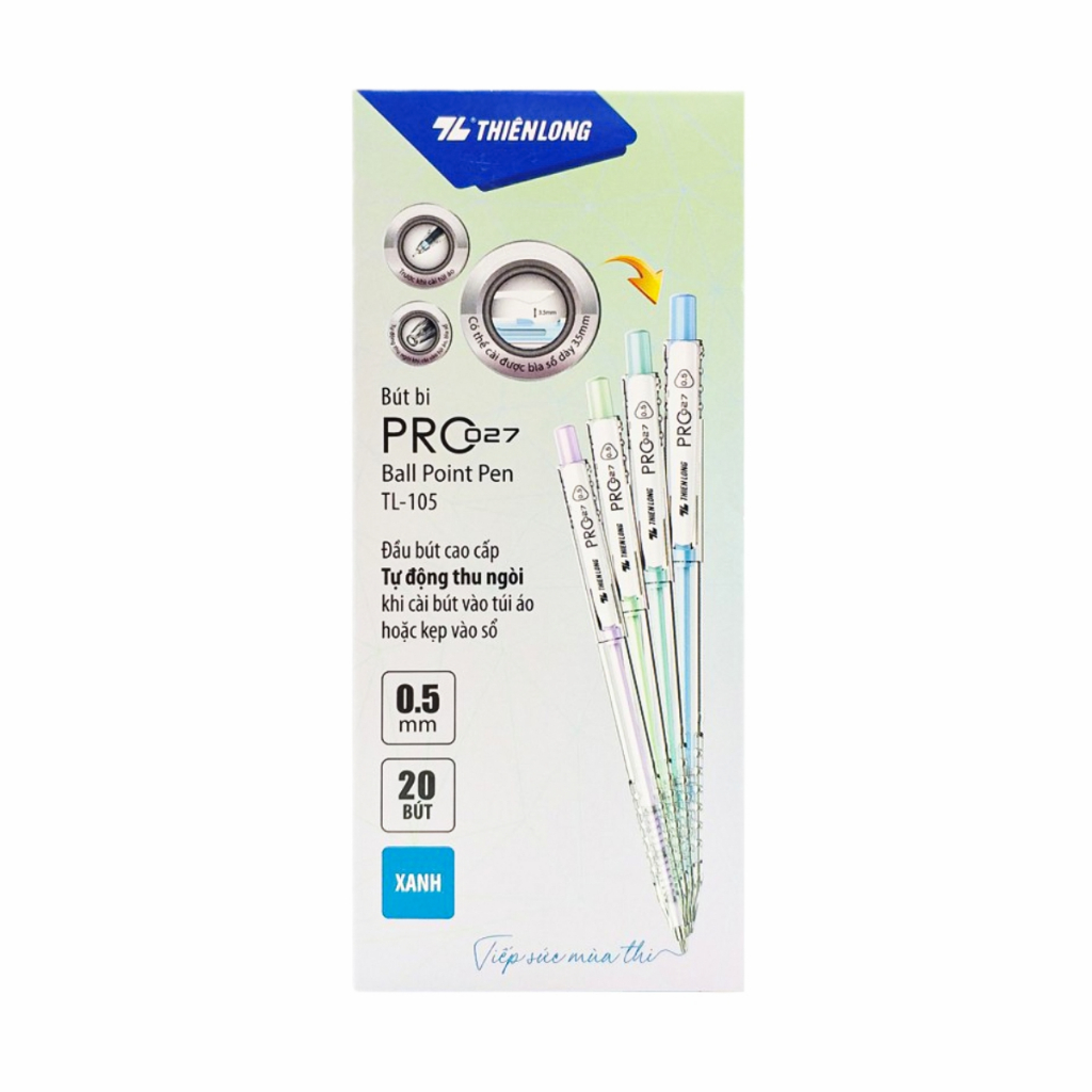 Bút bi PRO 027 Thiên Long TL-105, bút bi học sinh | Shopee Việt Nam