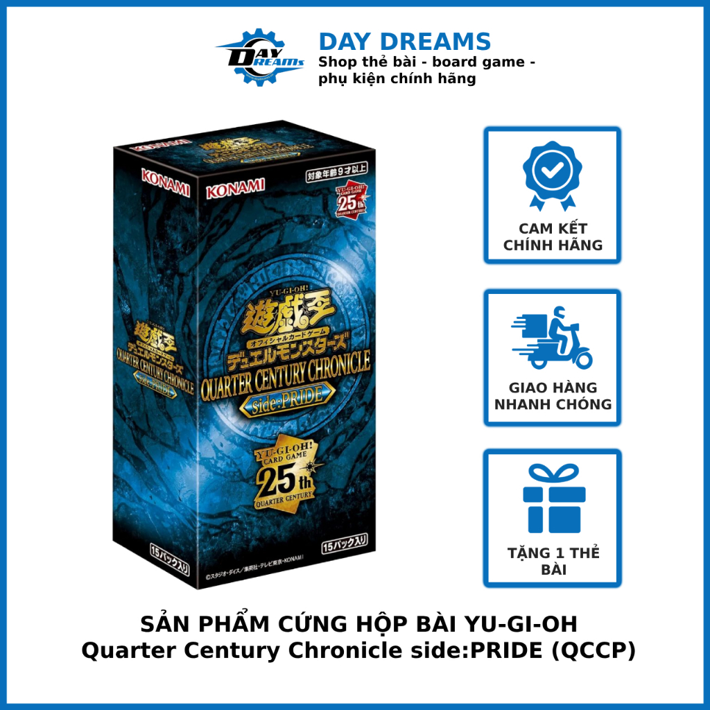 Sản phẩm Yugioh! (OCG) Quarter Century Chronicle side:PRIDE (QCCP) | Shopee Việt Nam