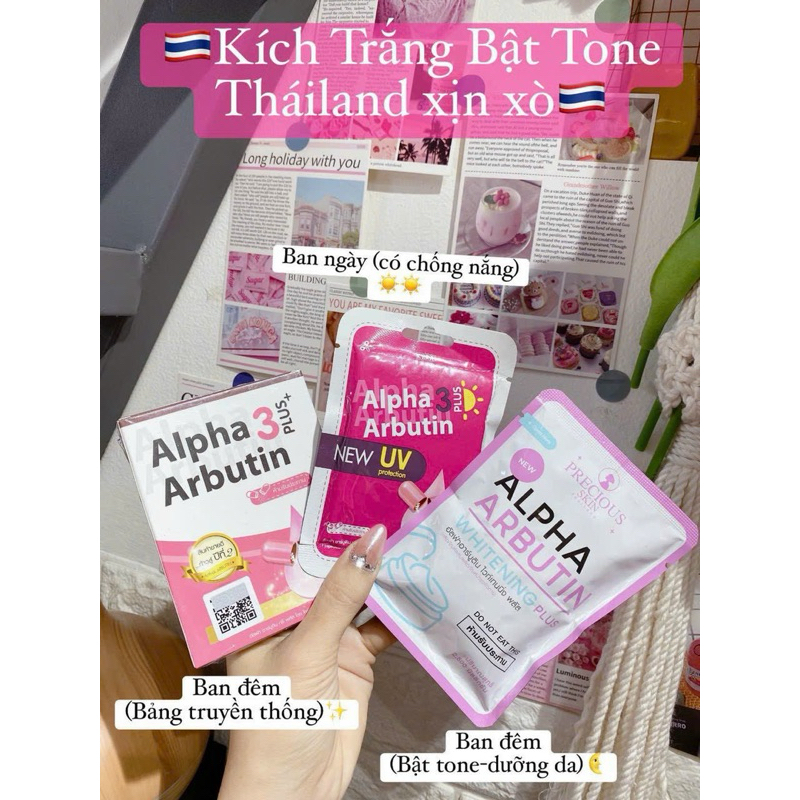 VIÊN KÍCH TRẮNG ALPHA BUTIN | Shopee Việt Nam
