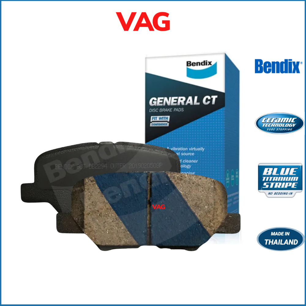 [ Má phanh Gốm Bendix ] Bộ Má Phanh Sau Mazda 6 2013- 2023 Skyactiv, Loại Phanh tay cơ và Phanh ...