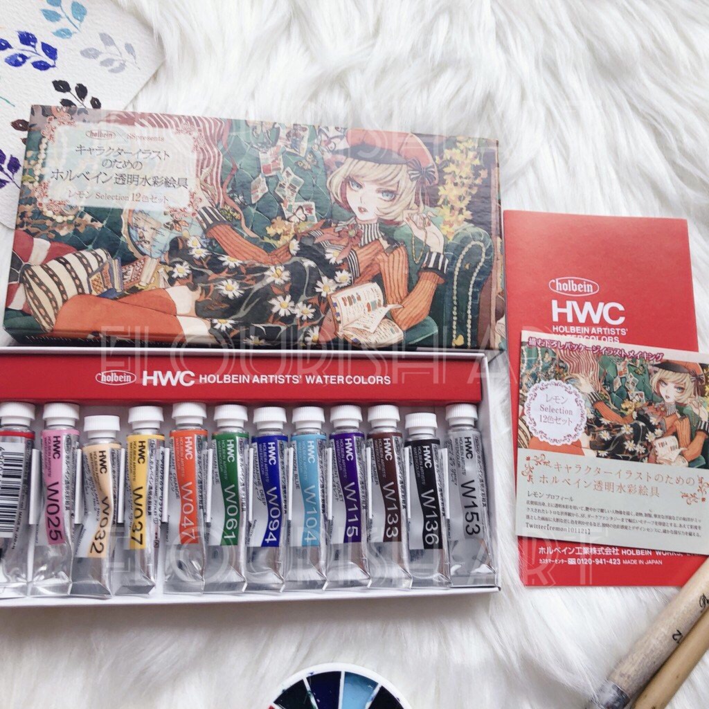 [Flourish Art ] Pocket Màu Nước Holbein 12/24 Màu Phiên Bản Limited 0 ...