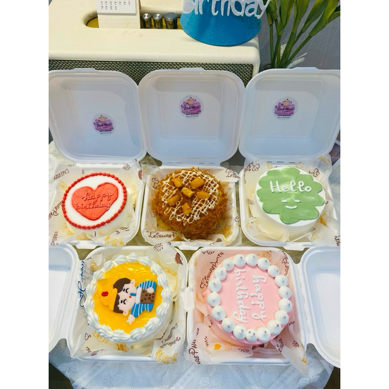 Bánh sinh nhật mini Bento Cake Korea mini Cake bánh Gato mini | Shopee ...