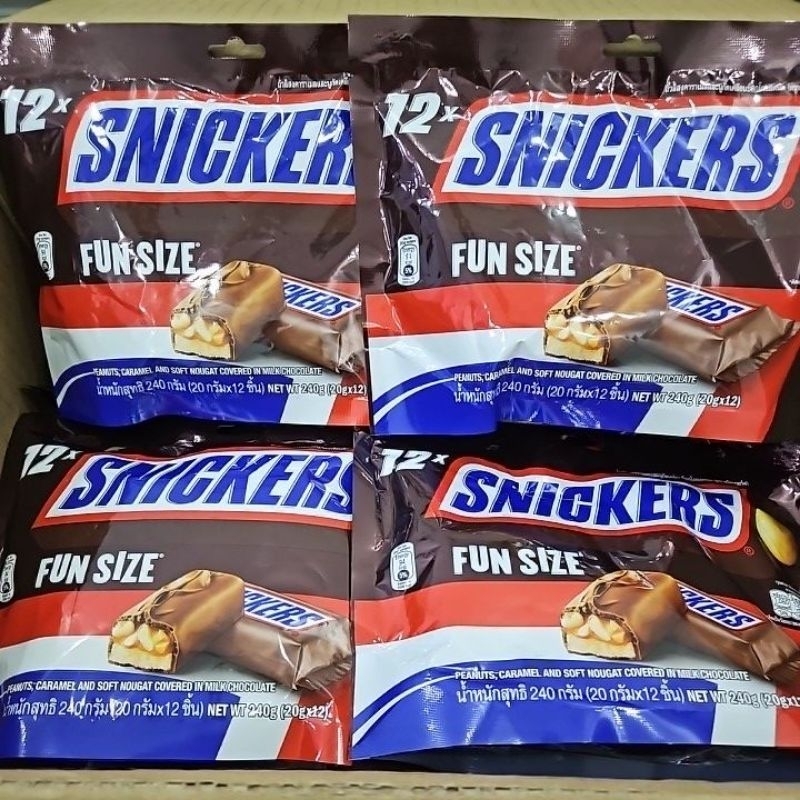 Kẹo socola nhân đậu phộng Snicker 240g (trời nóng bạn vui lòng bỏ ngăn ...