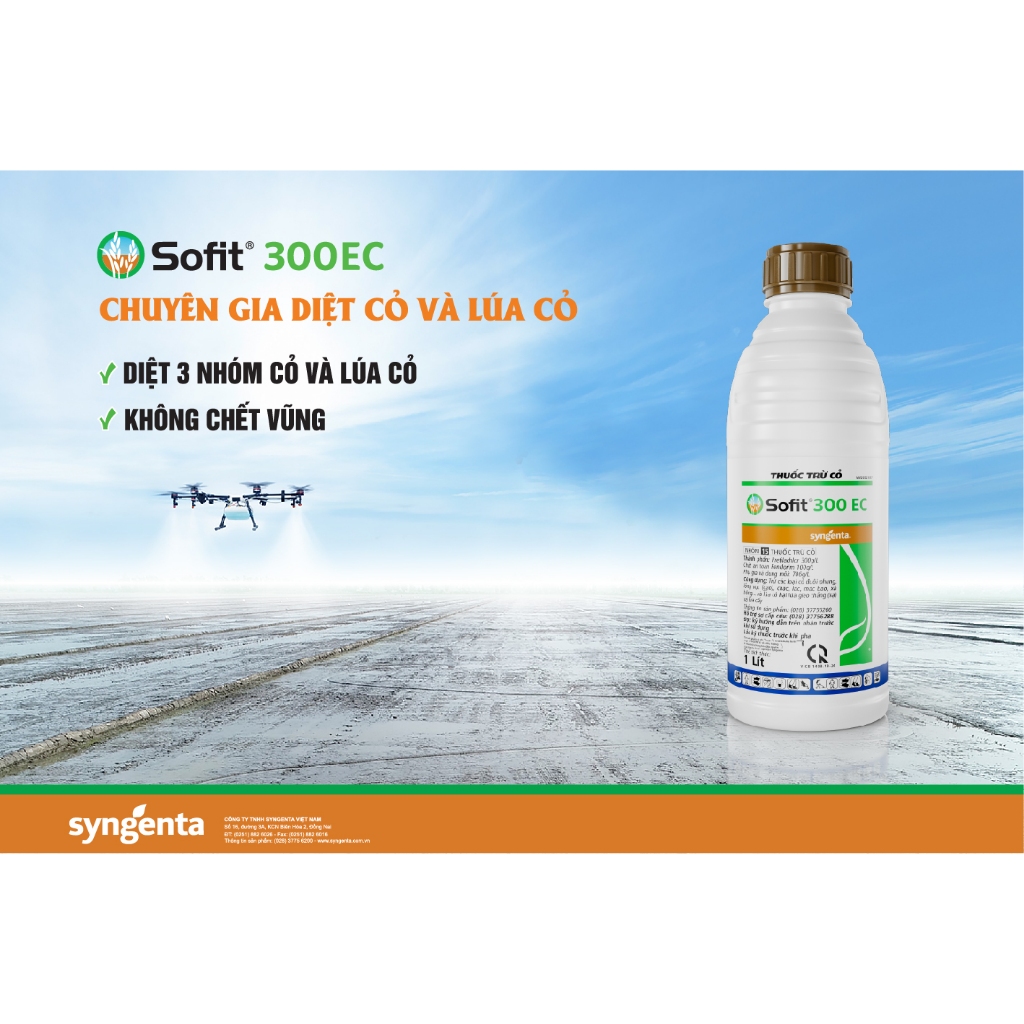 Thuốc diệt mầm Sofit 300EC Syngenta Chai 1 Lít | Shopee Việt Nam