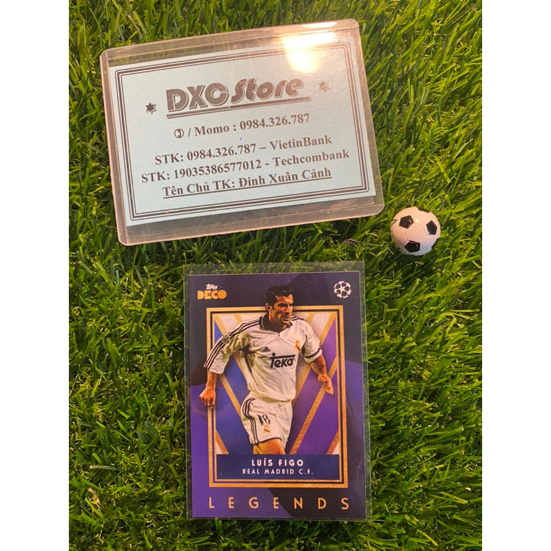 THẺ LẺ - LEGENDS - TOPPS DECO 2024 - LUIS FIGO (REAL MADRID) | Shopee ...