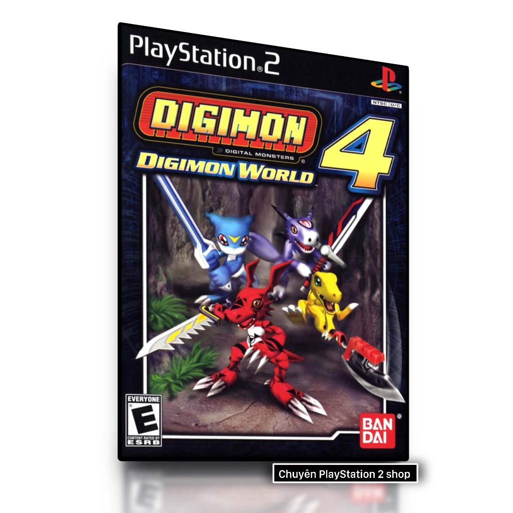 Đĩa game PS2, Digimon World 4 (Nhập vai, hành động) cho máy game PS2 ...