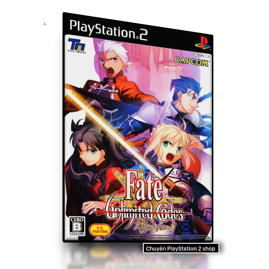 Đĩa game PS2, Fate/Unlimited Codes (Đối kháng) cho máy game PS2 ...