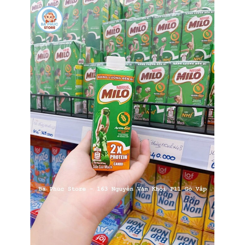 Sữa nước Nestle Milo nắp vặn 210ml | Shopee Việt Nam