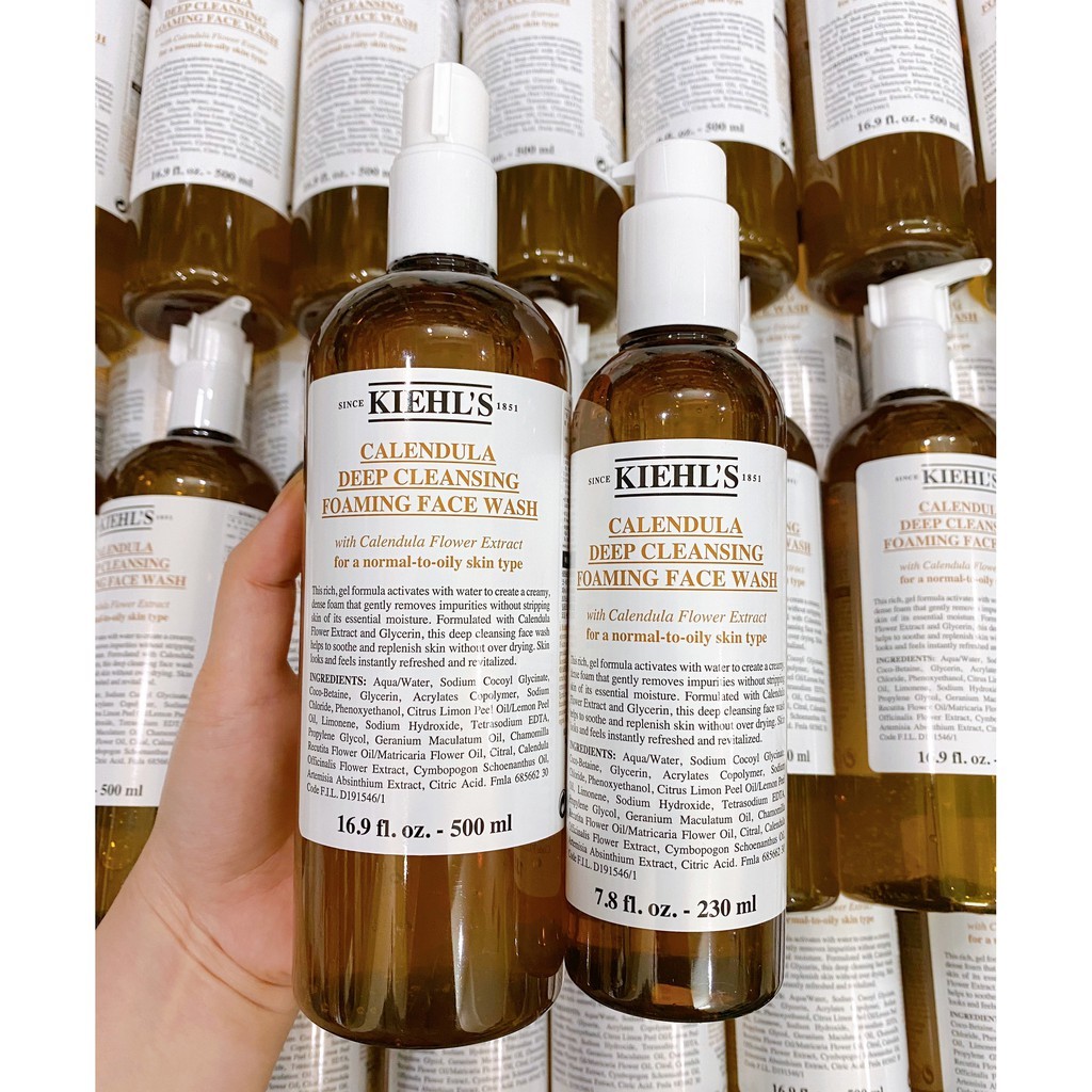 Sữa Rửa Mặt Hoa Cúc Kiehl's 230ml - 500ml | Leaf Cosmetic | Shopee Việt Nam
