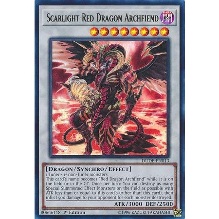 Thẻ bài Yugioh - TCG - Scarlight Red Dragon Archfiend - DUDE-EN013 ...